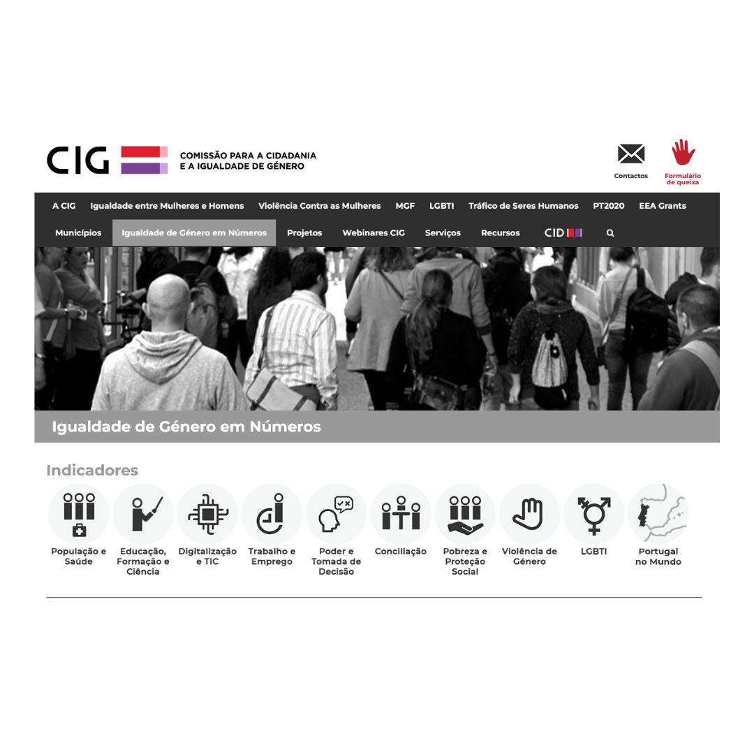 CIG lança página estatística sobre Igualdade de Género - CIG